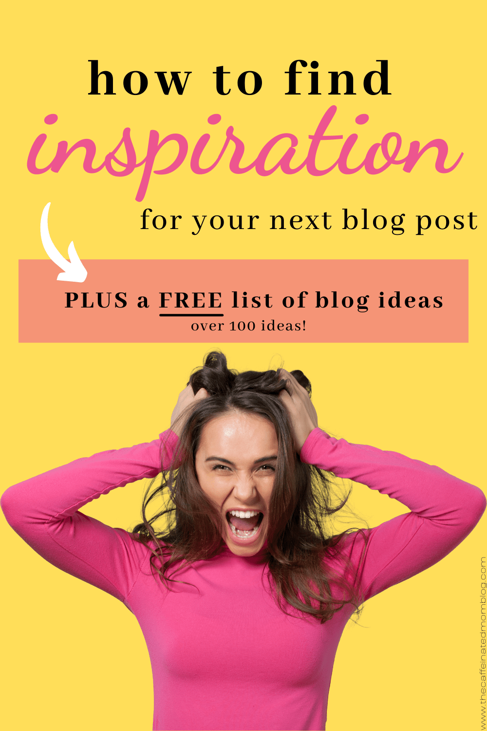 Blog idea inspiration for your next blog post PLUS a huge idea list ...